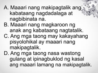 MGA ISYUNG MORAL TUNGKOL SA SEKSUAL.pptx
