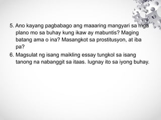MGA ISYUNG MORAL TUNGKOL SA SEKSUAL.pptx