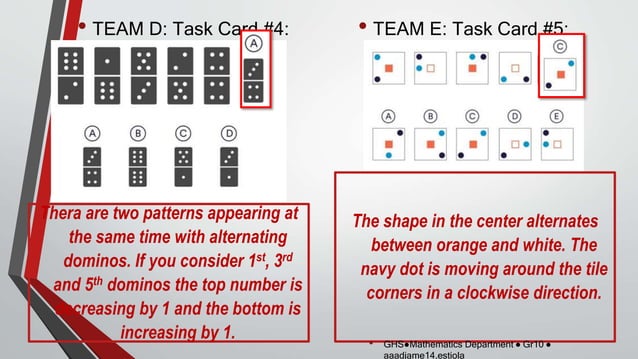 G10 Q1 W1 L1 Generating Patterns SLIDE SHARE.pptx | Physics | Science