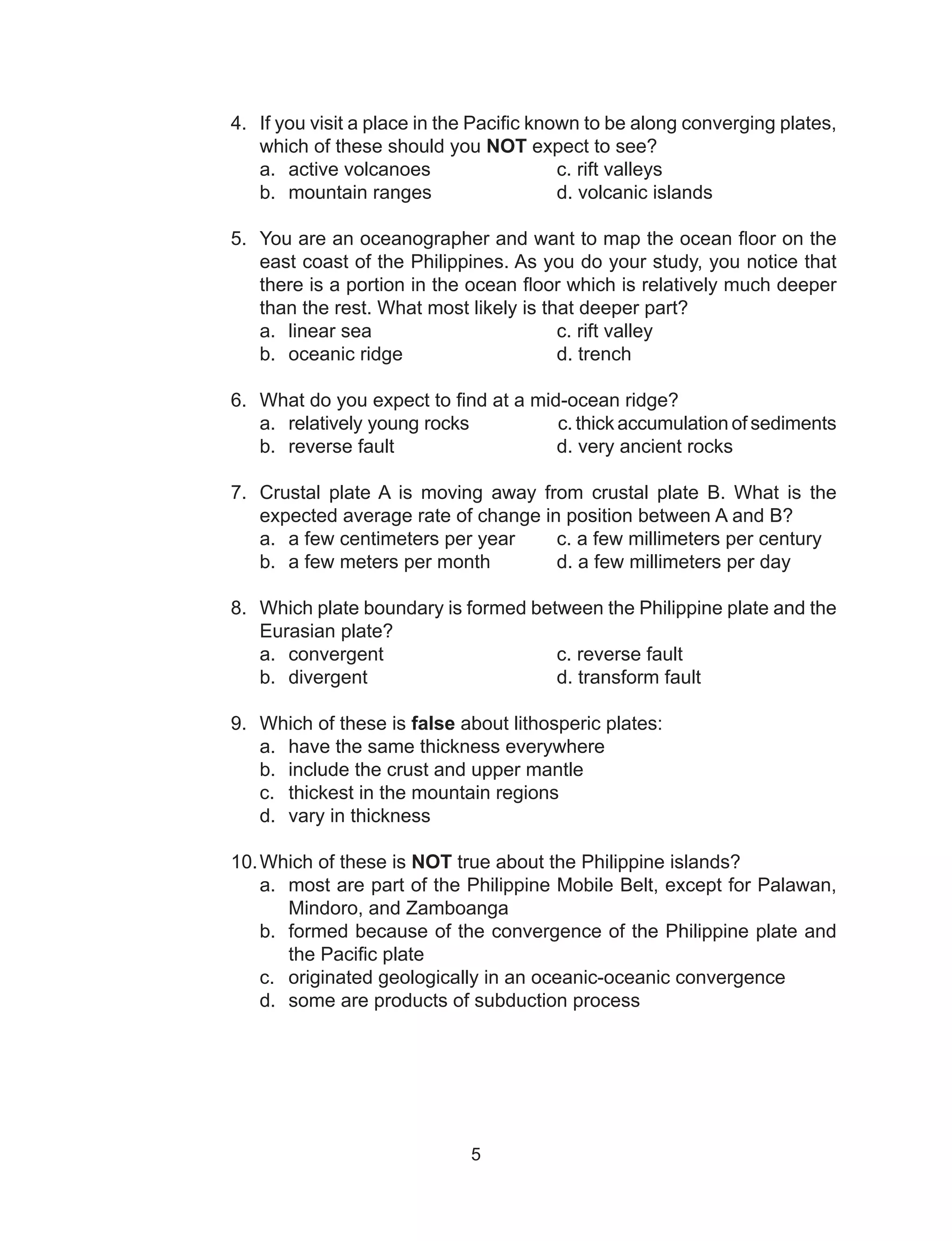 G10 Science :Earth and Space -Learner's Module 1st Quarter | PDF
