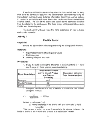 G10 Science :Earth and Space -Learner's Module 1st Quarter | PDF
