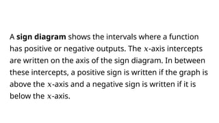 Presentation on Sign Diagrams_ Grade 10 lesson | PPTX