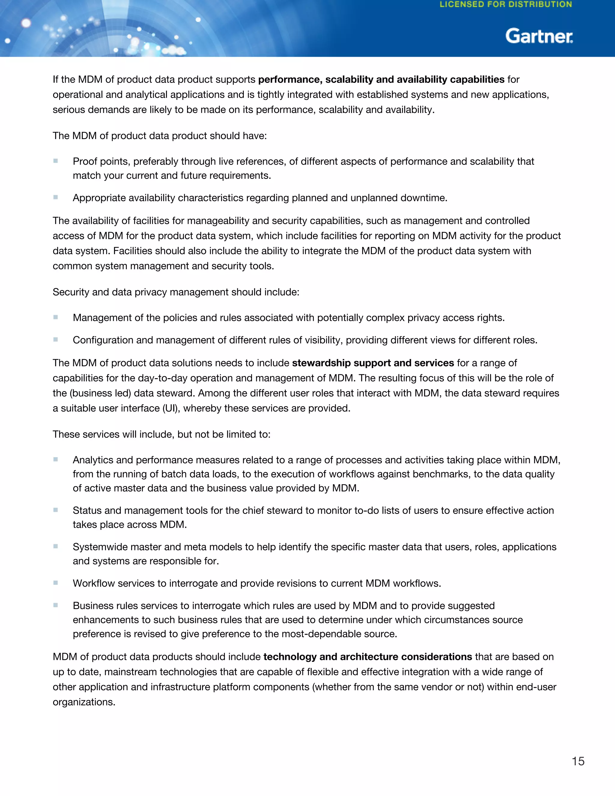 G11.2011 magic quadrant for mdm of product data solutions | PDF