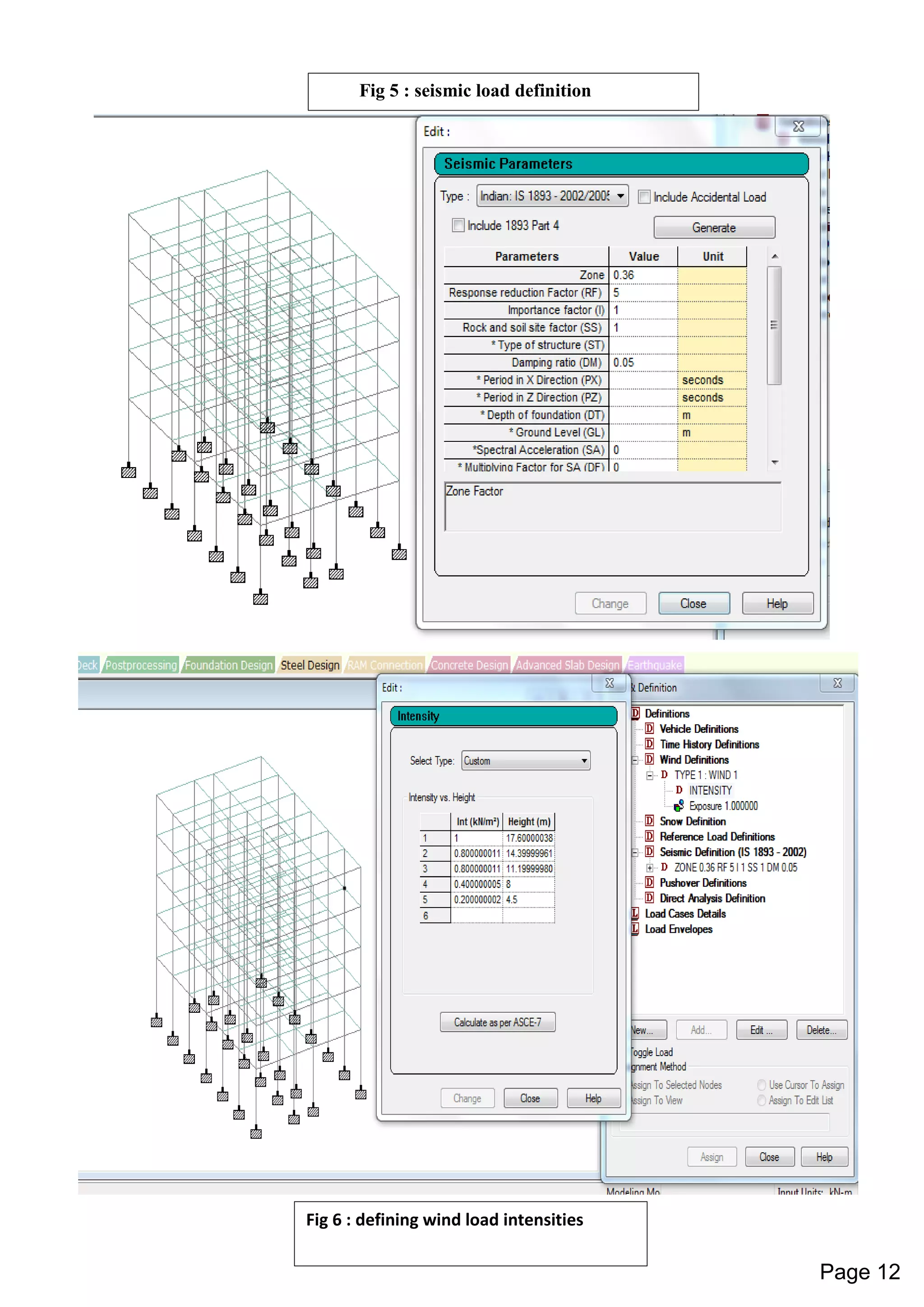 REPORT ON G+4 RCC HOSTEL BUILDING ANALYSIS AND DESIGN USING STAAD PRO SOFTWARE | PDF