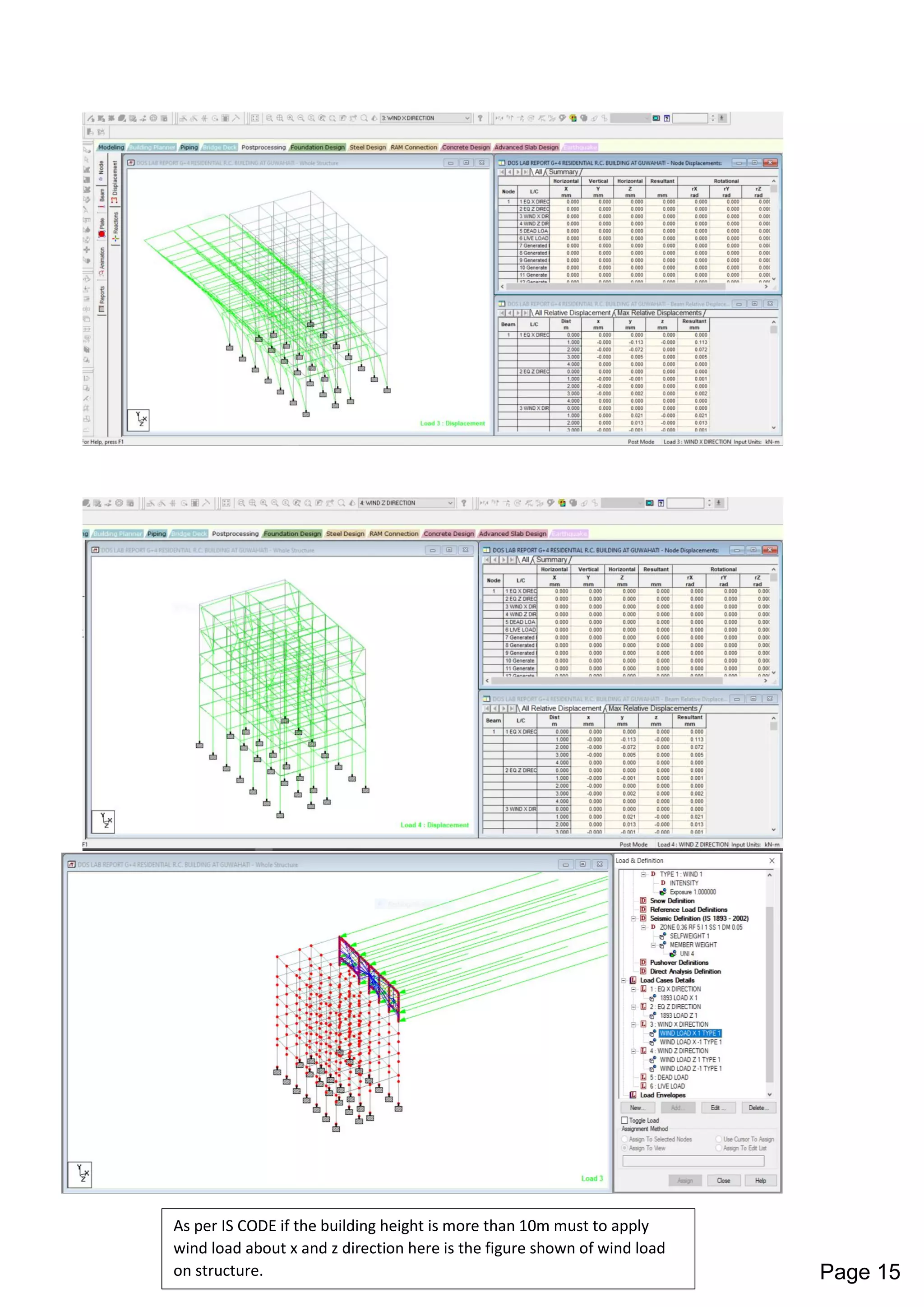REPORT ON G+4 RCC HOSTEL BUILDING ANALYSIS AND DESIGN USING STAAD PRO SOFTWARE | PDF