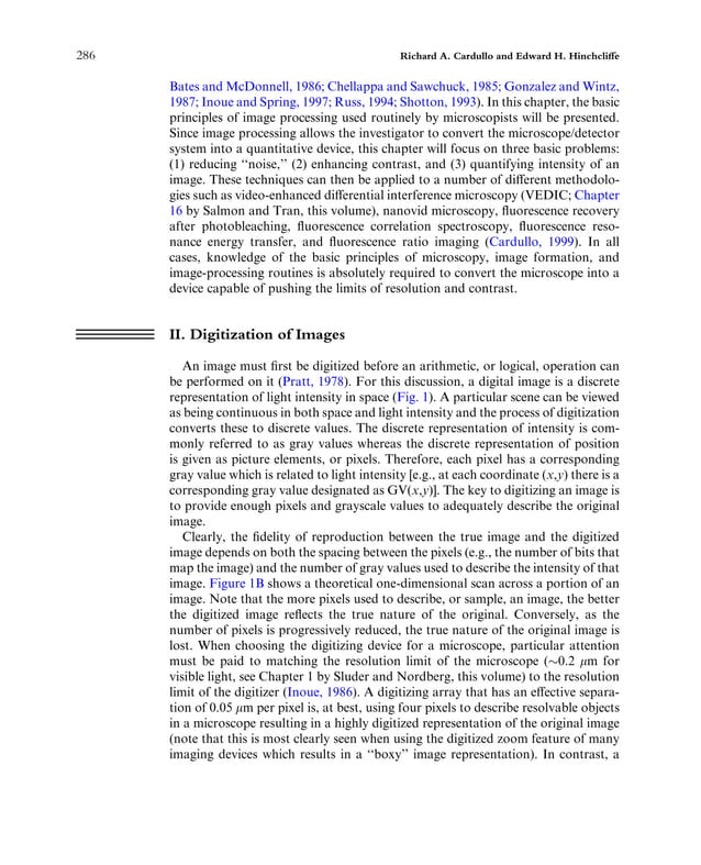 GRUPO 1 : digital manipulation of bright field and florescence images noise reduction contrast ...