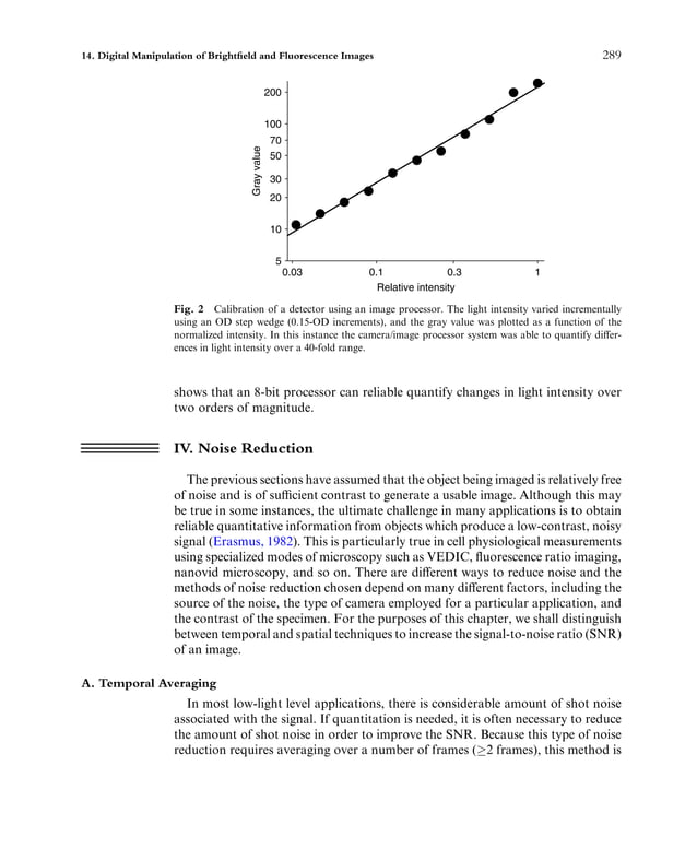 GRUPO 1 : digital manipulation of bright field and florescence images noise reduction contrast ...