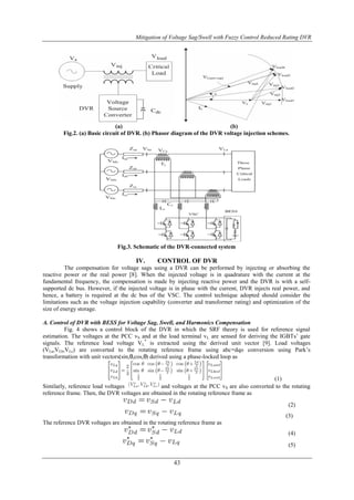 Mitigation of Voltage Sag/Swell with Fuzzy Control Reduced Rating DVR | PDF