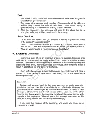 G11 career guidance manual for teachers | PDF