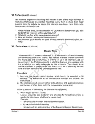 G11 career guidance manual for teachers | PDF