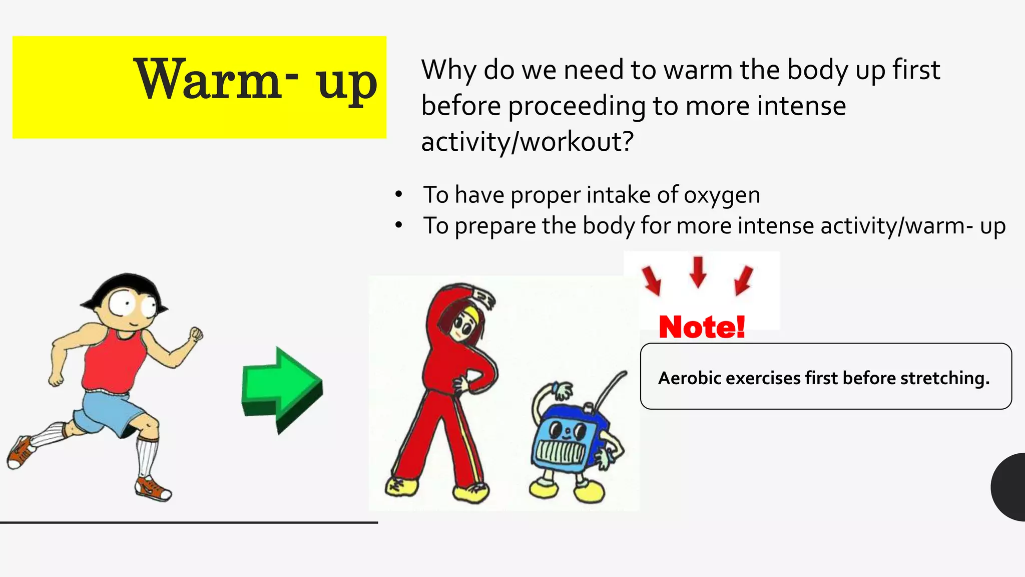 PFT components, Drinking of Water and Warm-up and Cool Down | PPTX