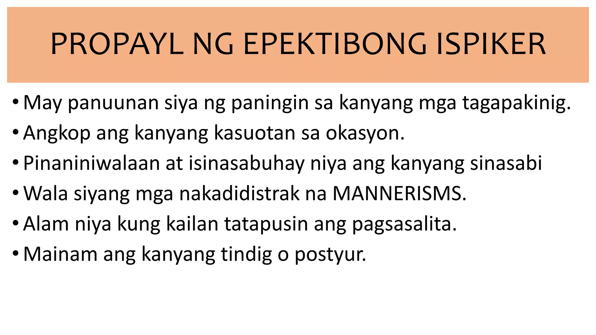 Makrong Kasanayan: Pagsasalita | PPTX