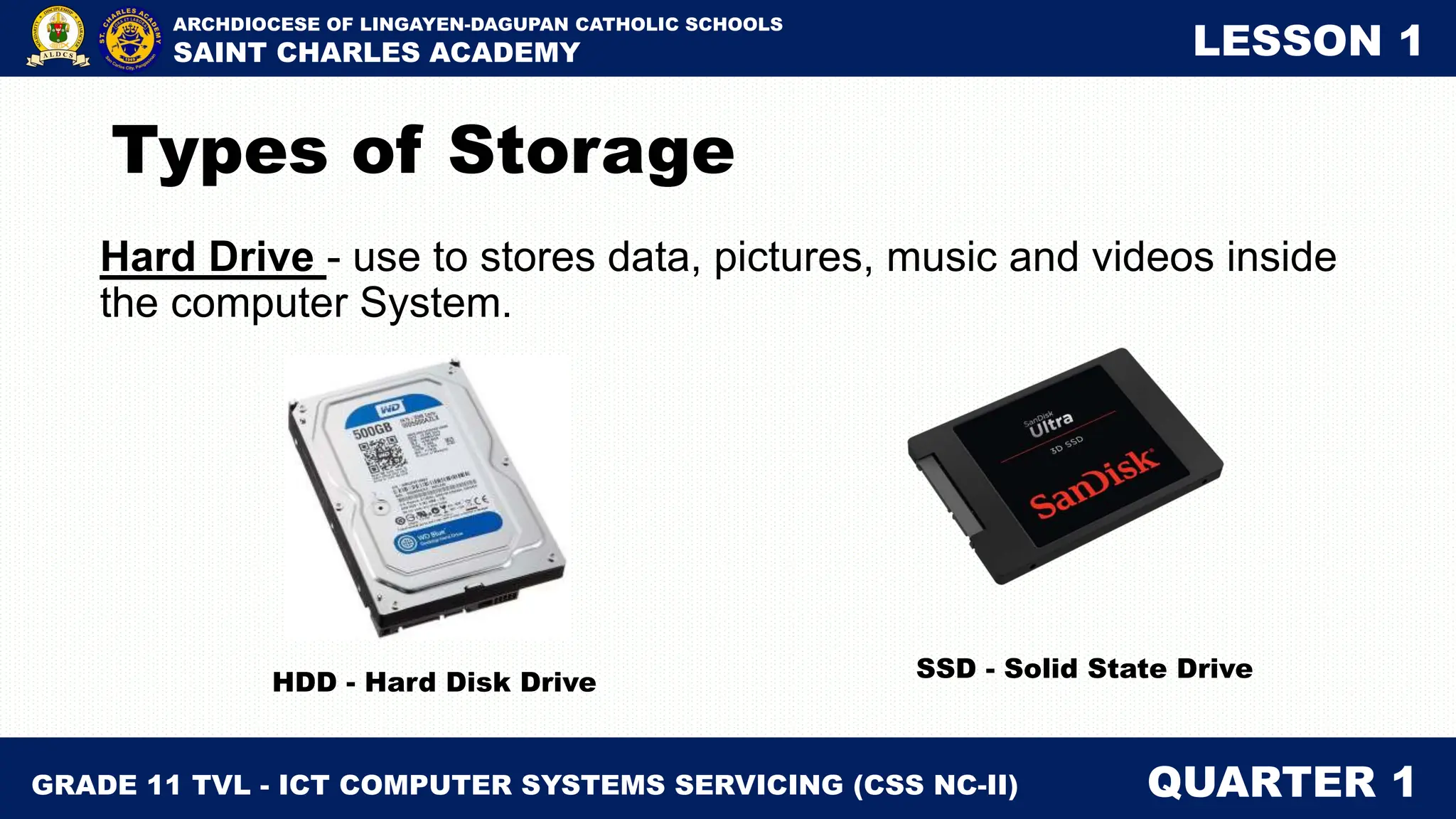 Grade 11 - TVL - Computer system servicing | PPTX