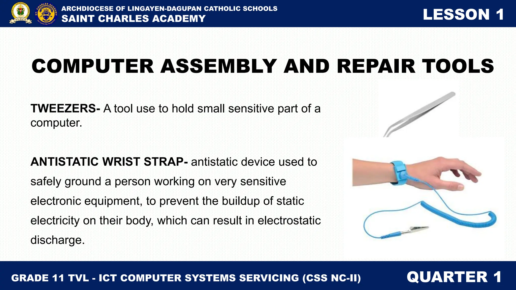 Grade 11 - TVL - Computer system servicing | PPTX
