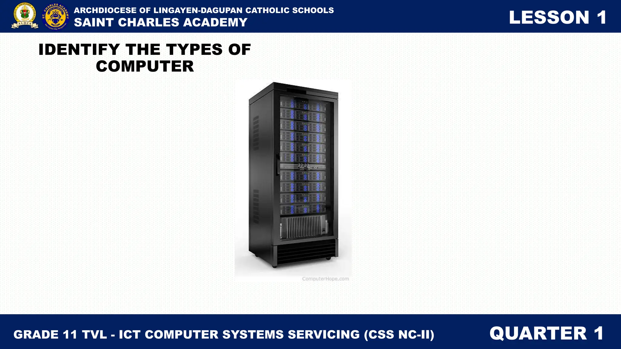 Grade 11 - TVL - Computer system servicing | PPTX