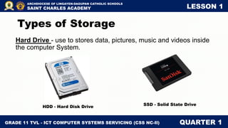 Grade 11 - TVL - Computer system servicing | PPTX