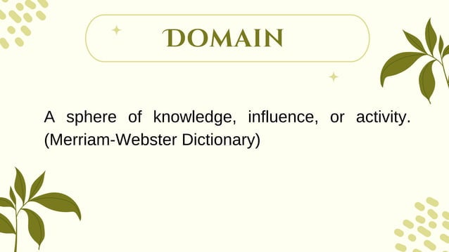 The Domains of Development Communication | PPT