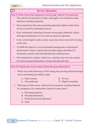 G12-IT this is information technology text for all | PDF