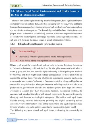 G12-IT this is information technology text for all | PDF