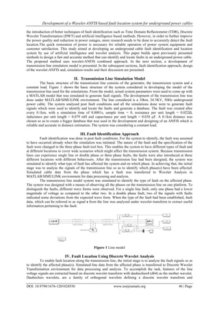 Development of a Wavelet-ANFIS based fault location system for underground power cables | PDF ...