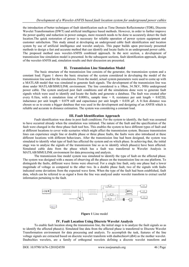 Development Of A Wavelet Anfis Based Fault Location System For