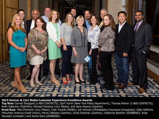 2015 Gartner & 1to1 Media Customer Experience Excellence Awards Dinner ...