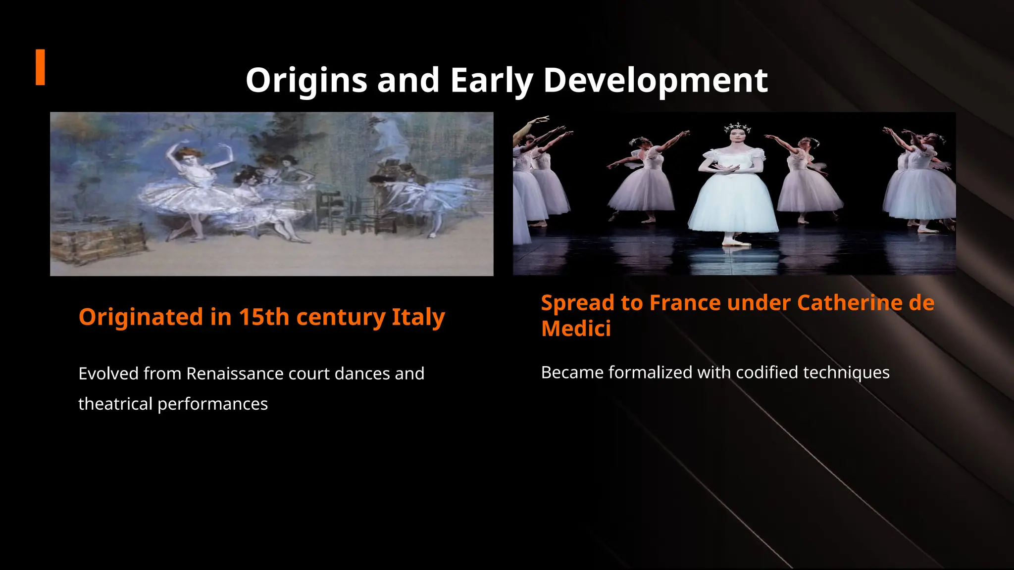 G12_BALLET - BRIEF HISTORY AND ORIGIN OF BALLET | PPTX | Dance | Fine Art