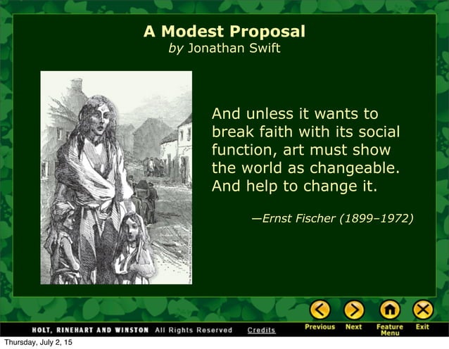 A Modest Proposal Introductin | PDF | Humor and Satire | Pop Culture