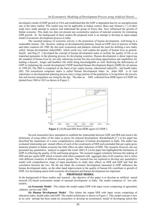 An Econometric Modeling of Development Process using Artificial Neural Network: A case study of ...