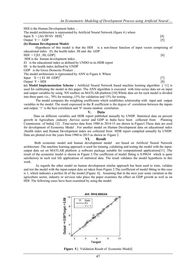 An Econometric Modeling of Development Process using Artificial Neural Network: A case study of ...