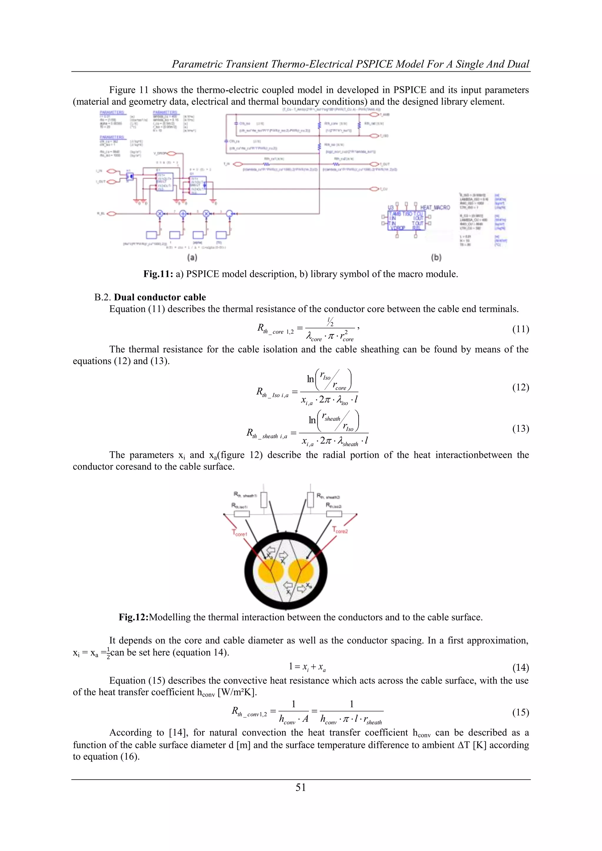 Parametric Transient Thermo-Electrical PSPICE Model For A Single And Dual Conductor Power Cable ...