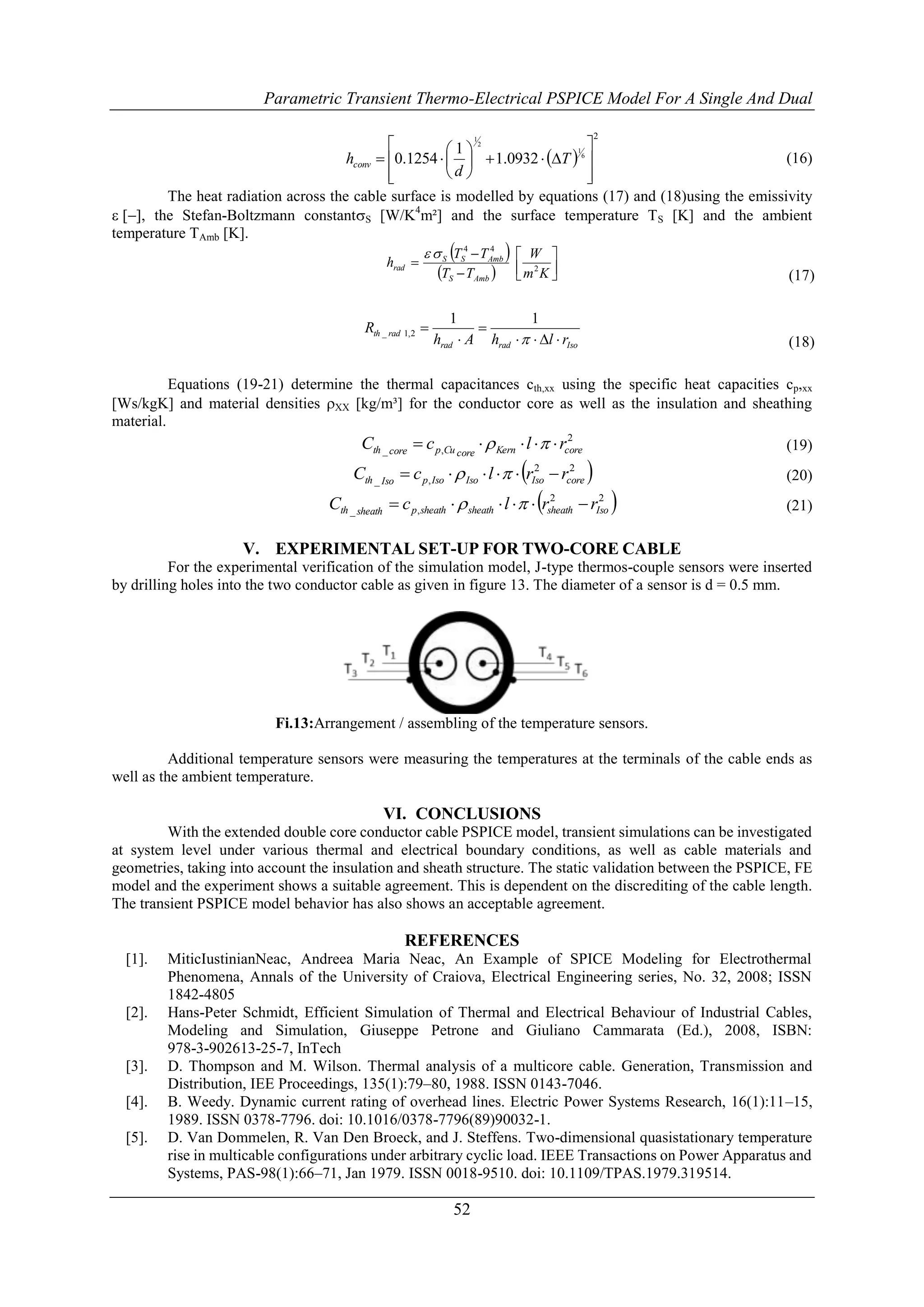 Parametric Transient Thermo-Electrical PSPICE Model For A Single And ...