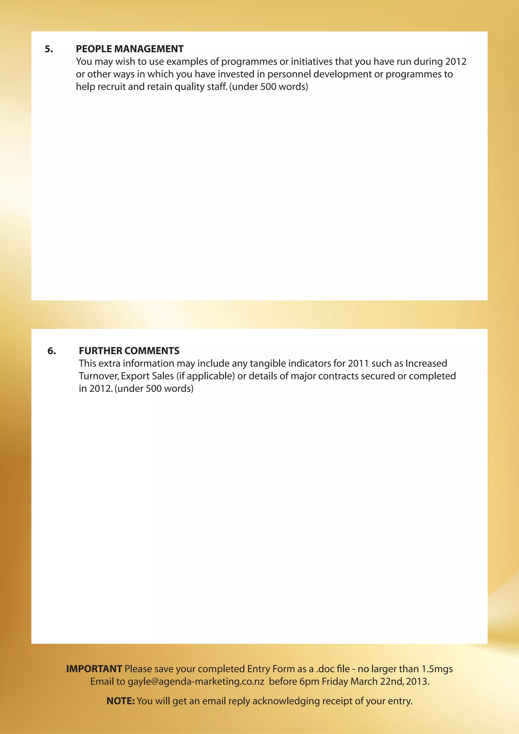 G13 sample entry form | PDF