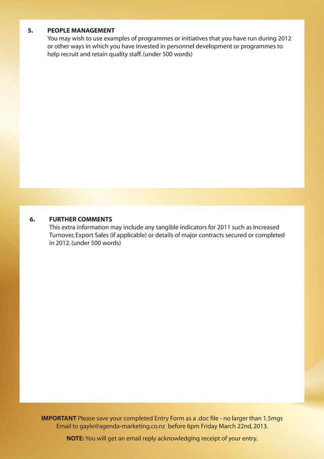 G13 sample entry form | PDF