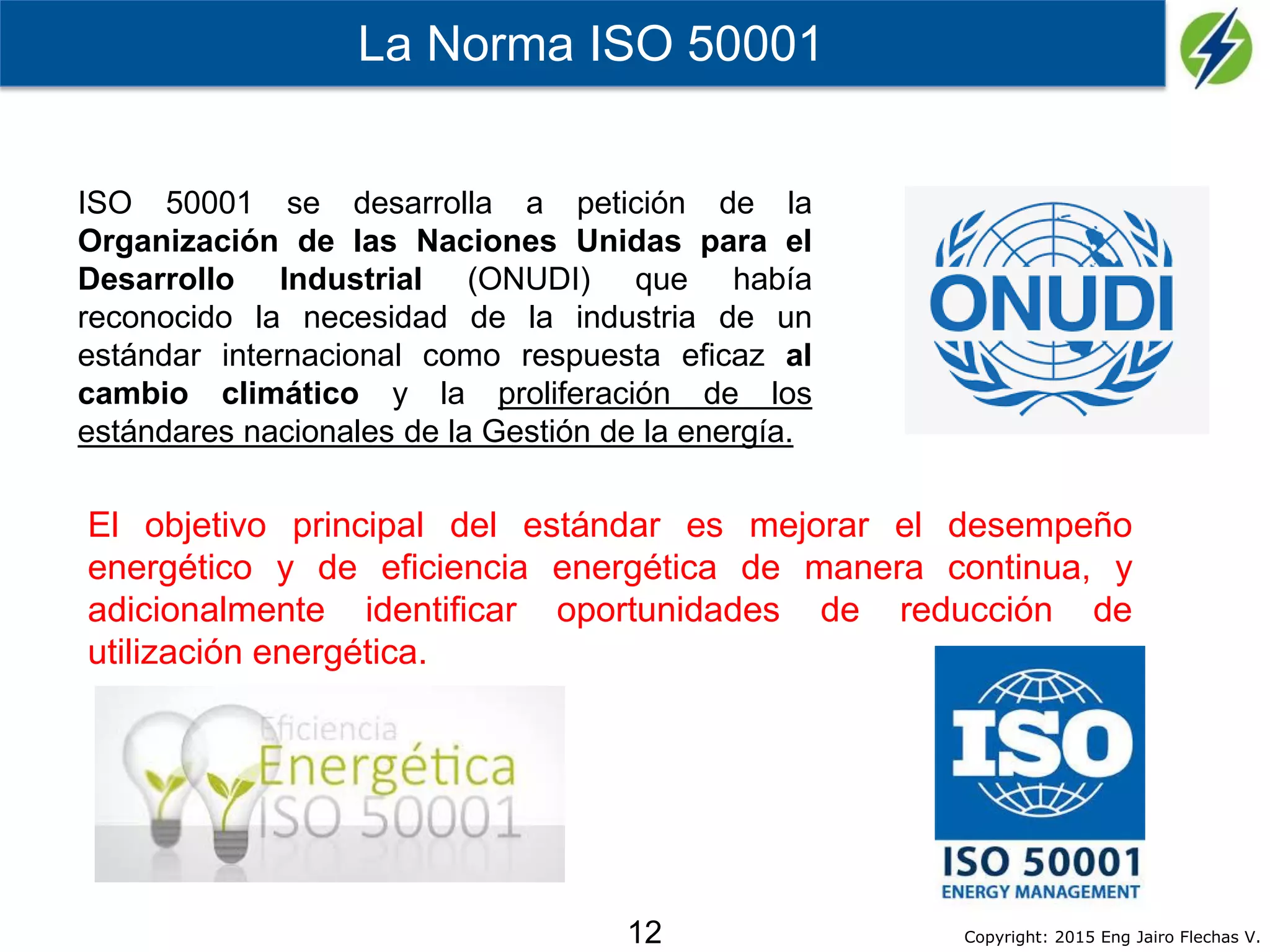 Implementacion iso 50001 en la organizacion | PDF