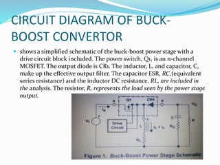 charging of battery from solar supply using buck boost converter | PPTX