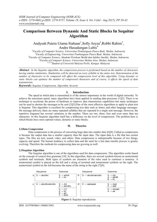 Comparison Between Dynamic And Static Blocks In Sequitur Algorithm | PDF