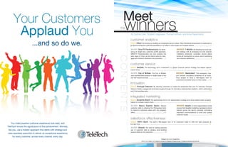 2014 Gartner and 1to1 Media CRM Excellence Awards Booklet | PDF