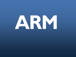 Intel & ARM: Strategic Comparison | PPT