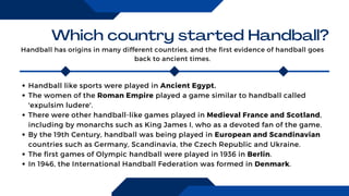GROUP 12 HISTORY OF HANDBALL AND OTHERSS | PDF