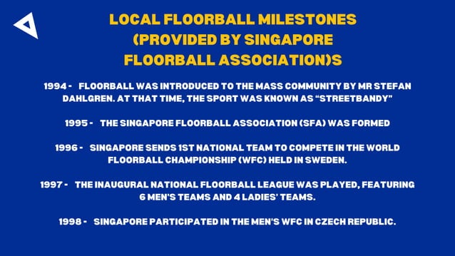 GROUP 1 HISTORY OF FLOORBALL GAME . BPED | PDF