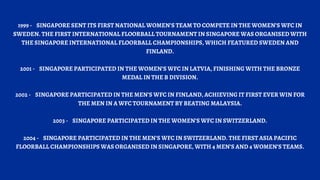 GROUP 1 HISTORY OF FLOORBALL GAME . BPED | PDF