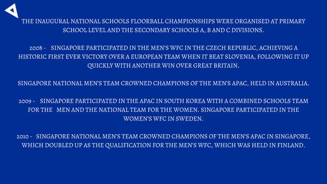 GROUP 1 HISTORY OF FLOORBALL GAME . BPED | PDF