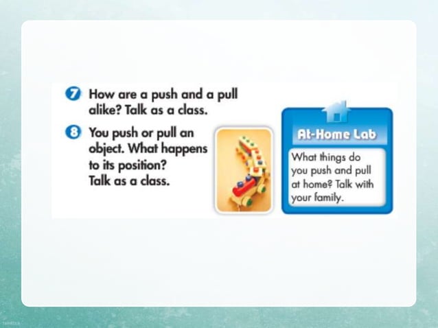 G1 Objects can Move force push and pull.pptx | Swimming | Sports