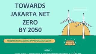 Towards Jakarta Net Zero by 2050 | PPT