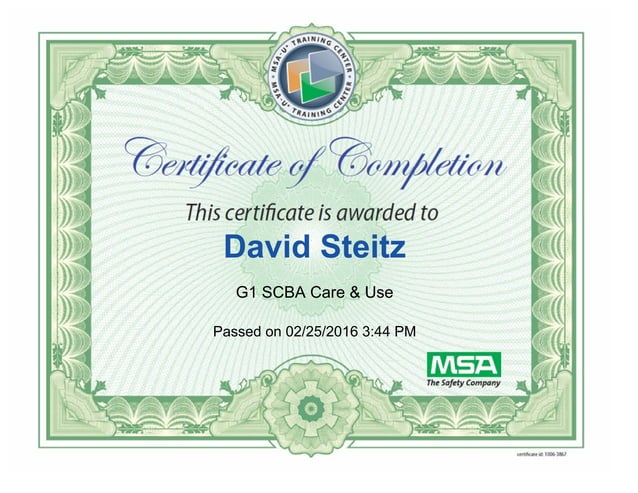 G1 Care and Use Certificate | PDF