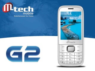 M TECH MOBILE" G2" MODEL | PPT