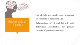 Way a learner acquieres L2 knowledge | PPT