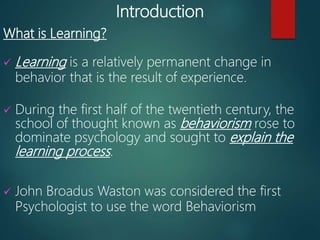 LEARNING THEORIES | PPT