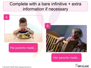 ESL Lesson Plan: Causative Verbs | PDF